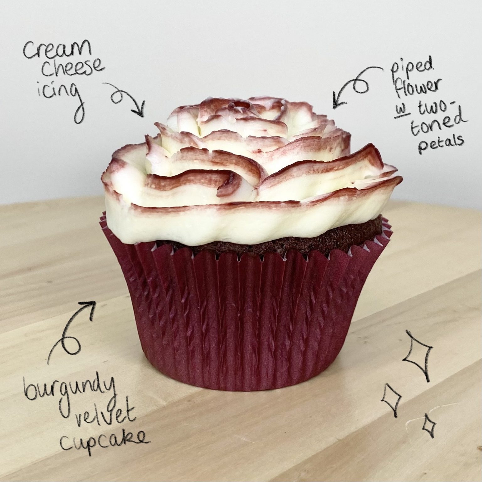 ‘Maroon’ Cupcakes – Gemma At Home