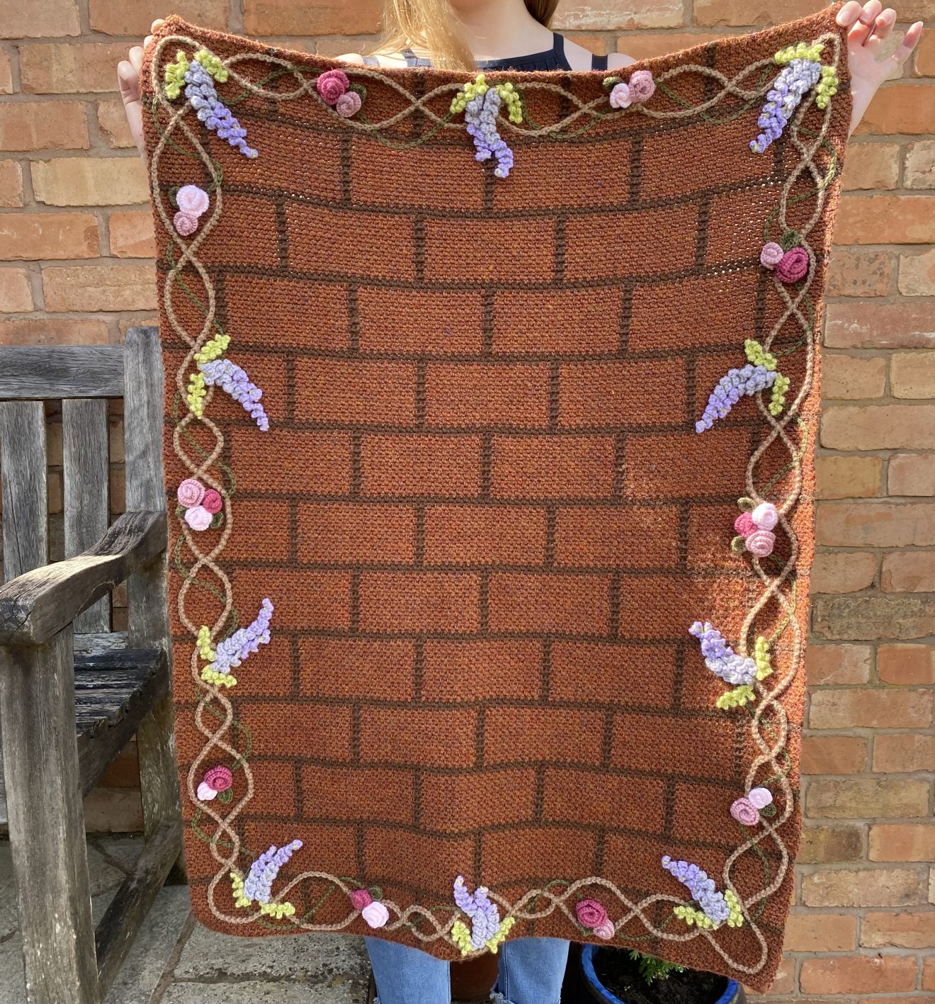 Bridgerton House Baby Blanket #2: Making the Brick Blanket – Gemma At Home