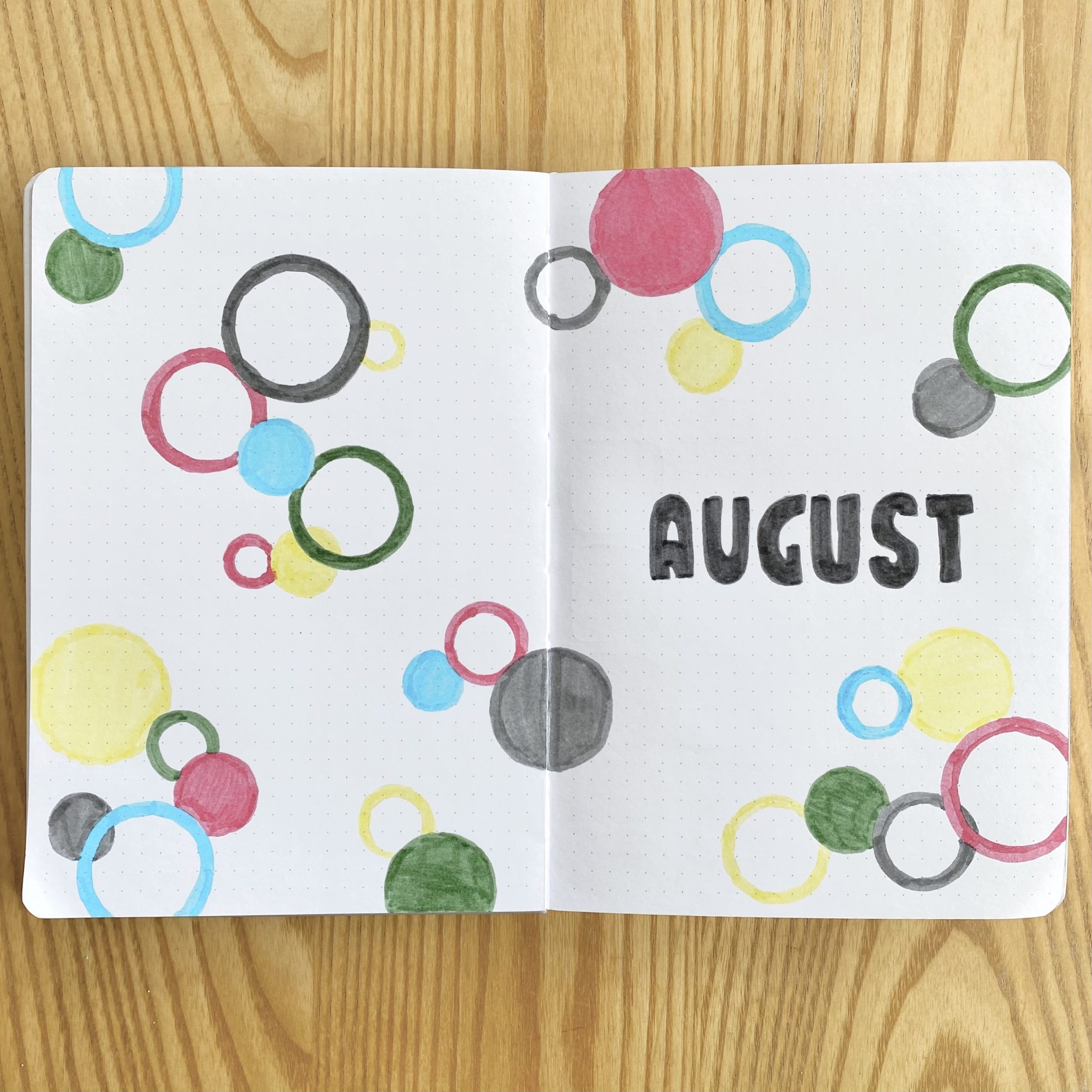 August 2024 Bullet Journal Setup – Gemma At Home