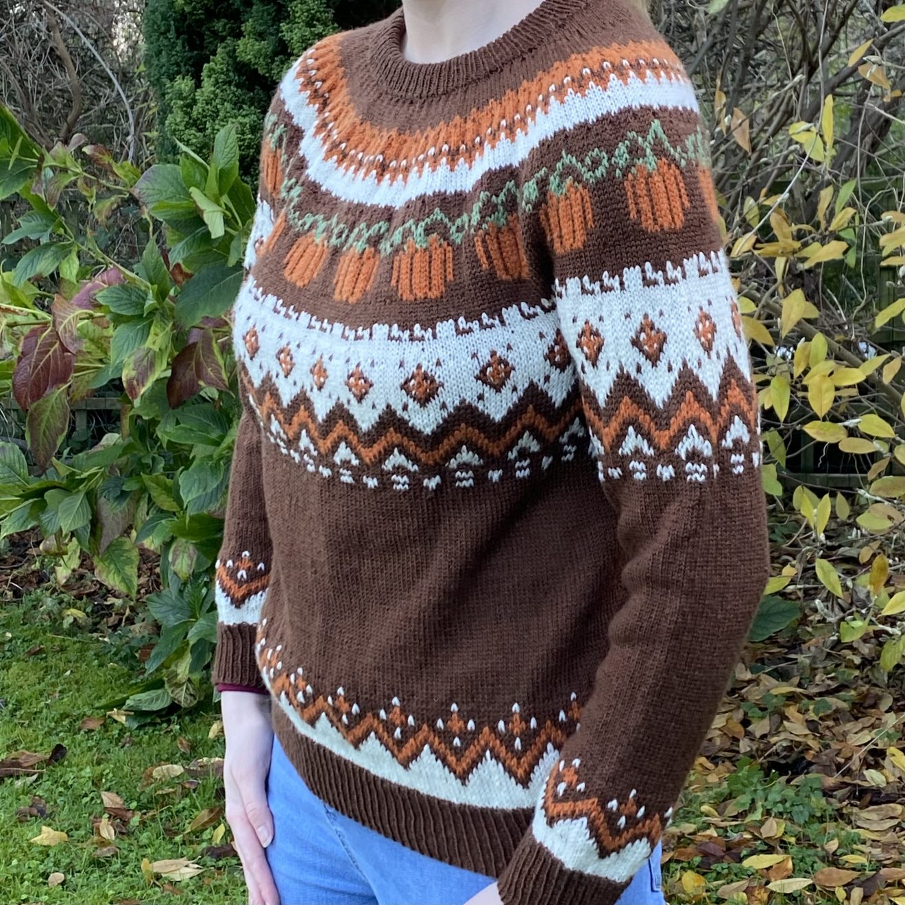 Project Knitwear #7: Pumpkin Strange Brew Sweater – Gemma At Home